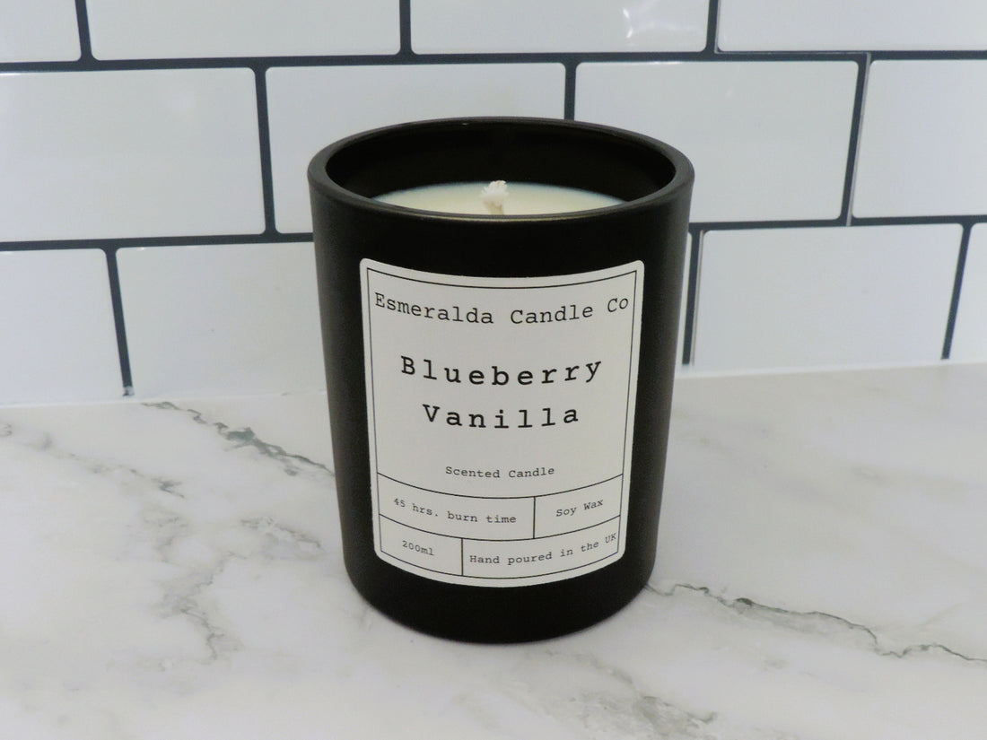 Blueberry Vanilla Candle | Sweet, Fruity & Gift-Ready | UK Handmade ...